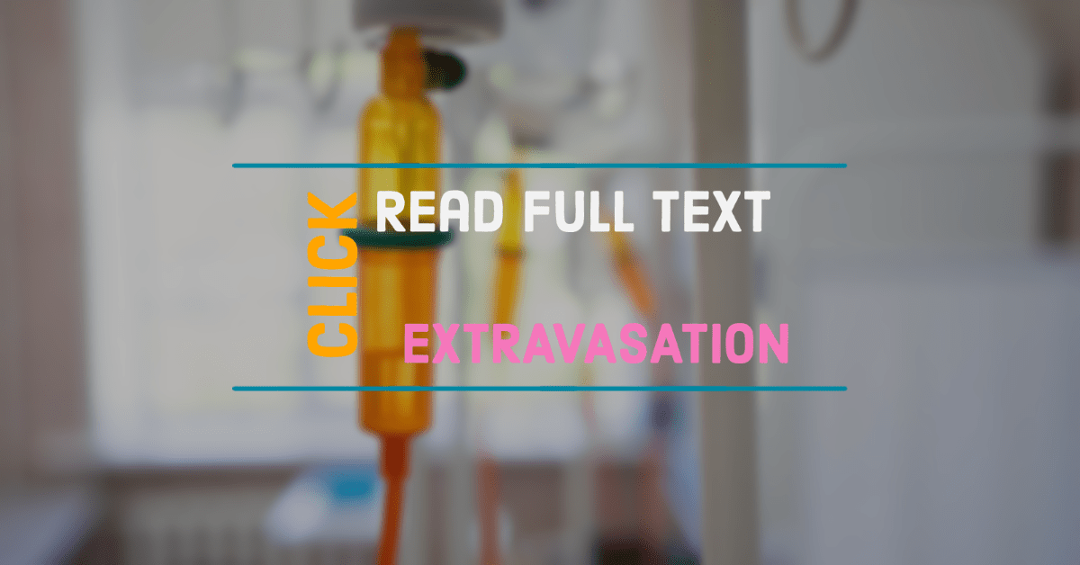 High-concentration potassium chloride extravasation - Full Text