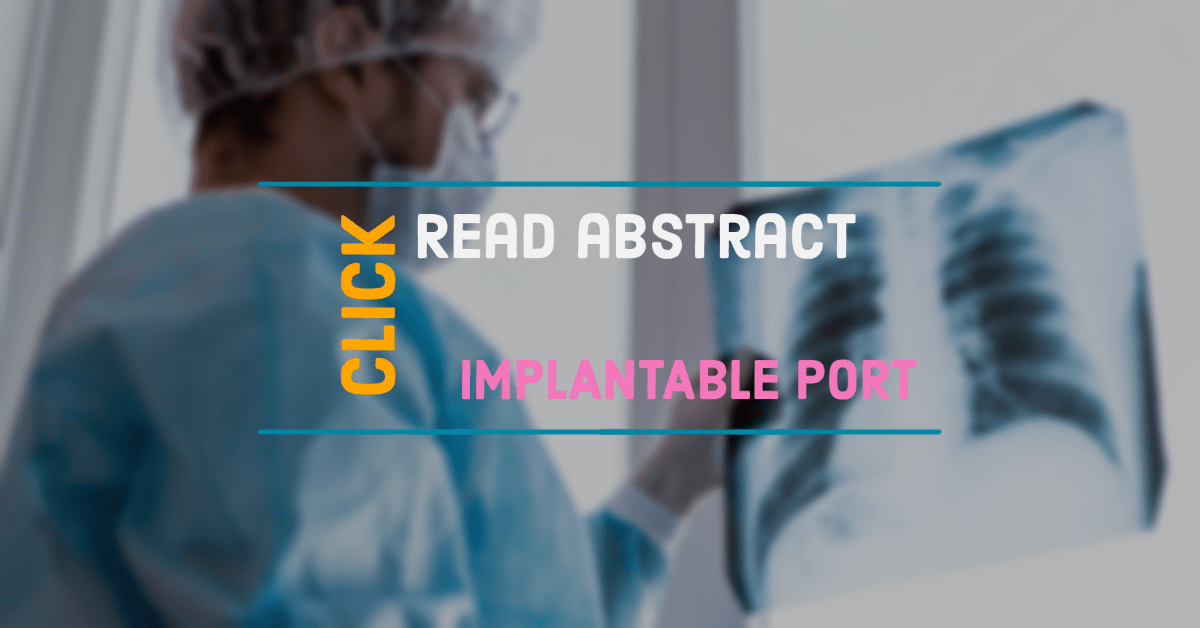 Video patient information before implantable port placement